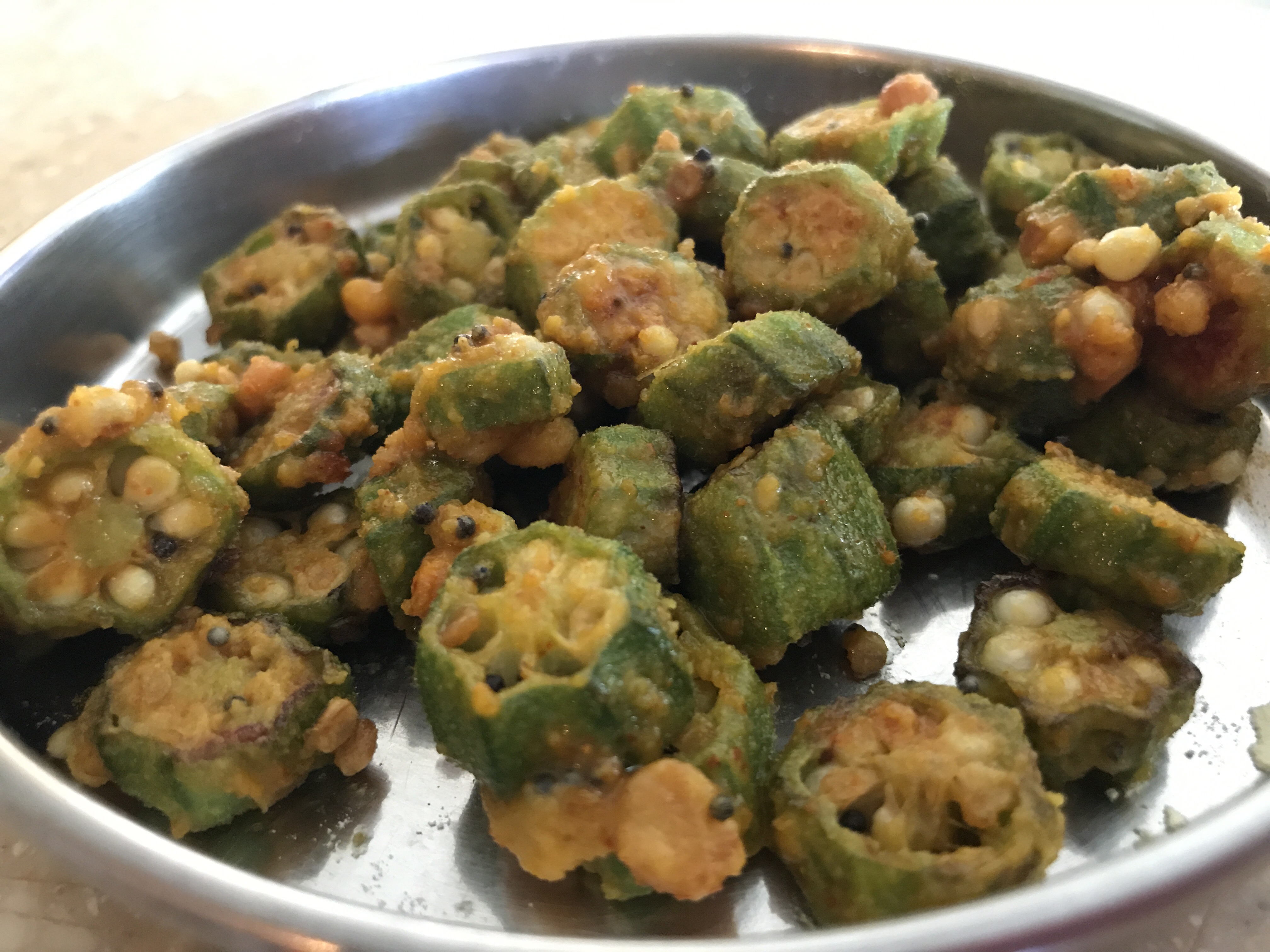 Cooking Post 25-Okra Fry – Sugunag's Blog